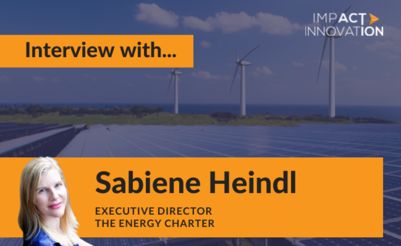 Interview with Sabiene Heindl: Executive Director at The Energy Charter ...